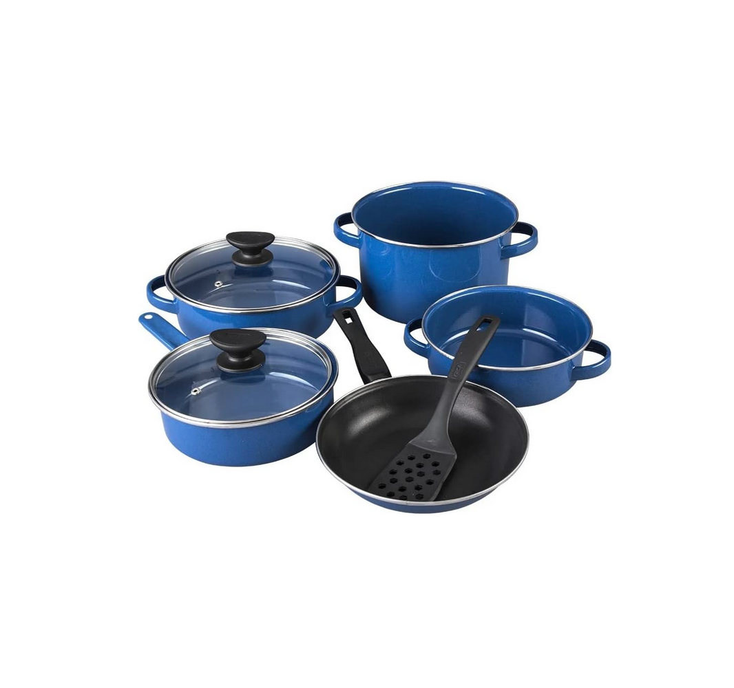 Batería De Cocina Cinsa Cinsa Armenia Azúl 8 piezas